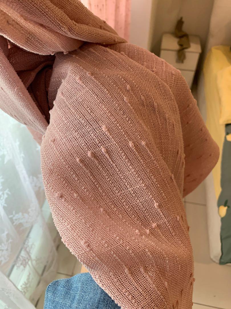 Langsir kaison pink colour Curtain ( 2 set ), Furniture & Home Living ...