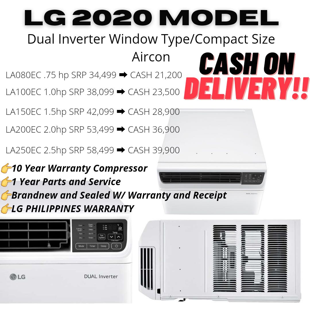 LG Aircon 2020, TV & Home Appliances, Air Conditioning and Heating on ...