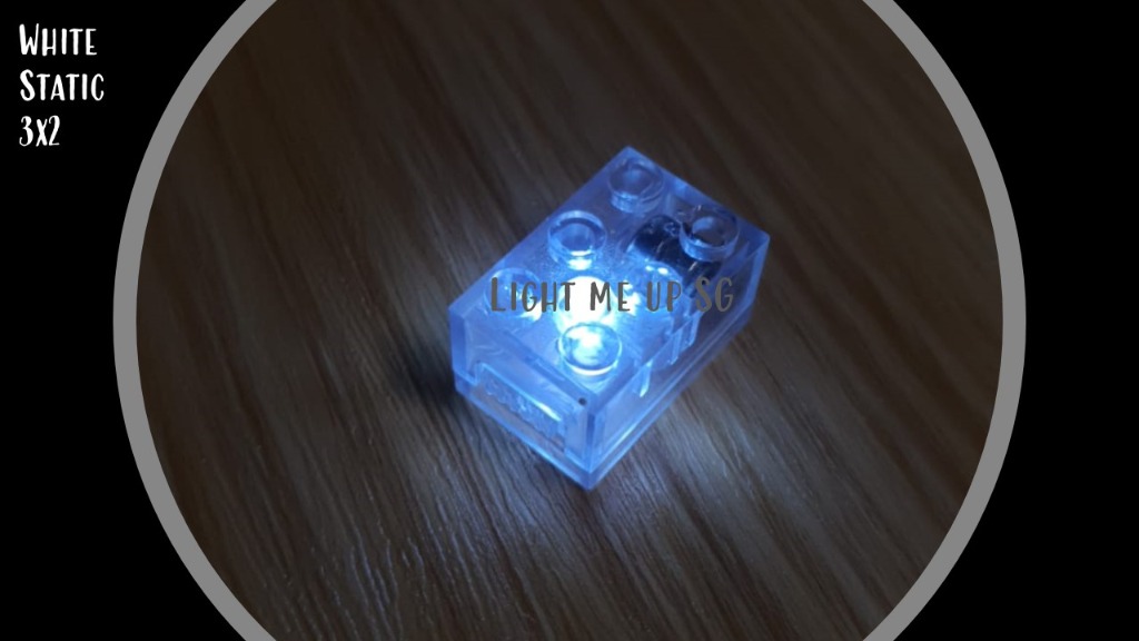 Lego Light bricks (White static) 3x2, Hobbies & Toys, Toys & Games on ...