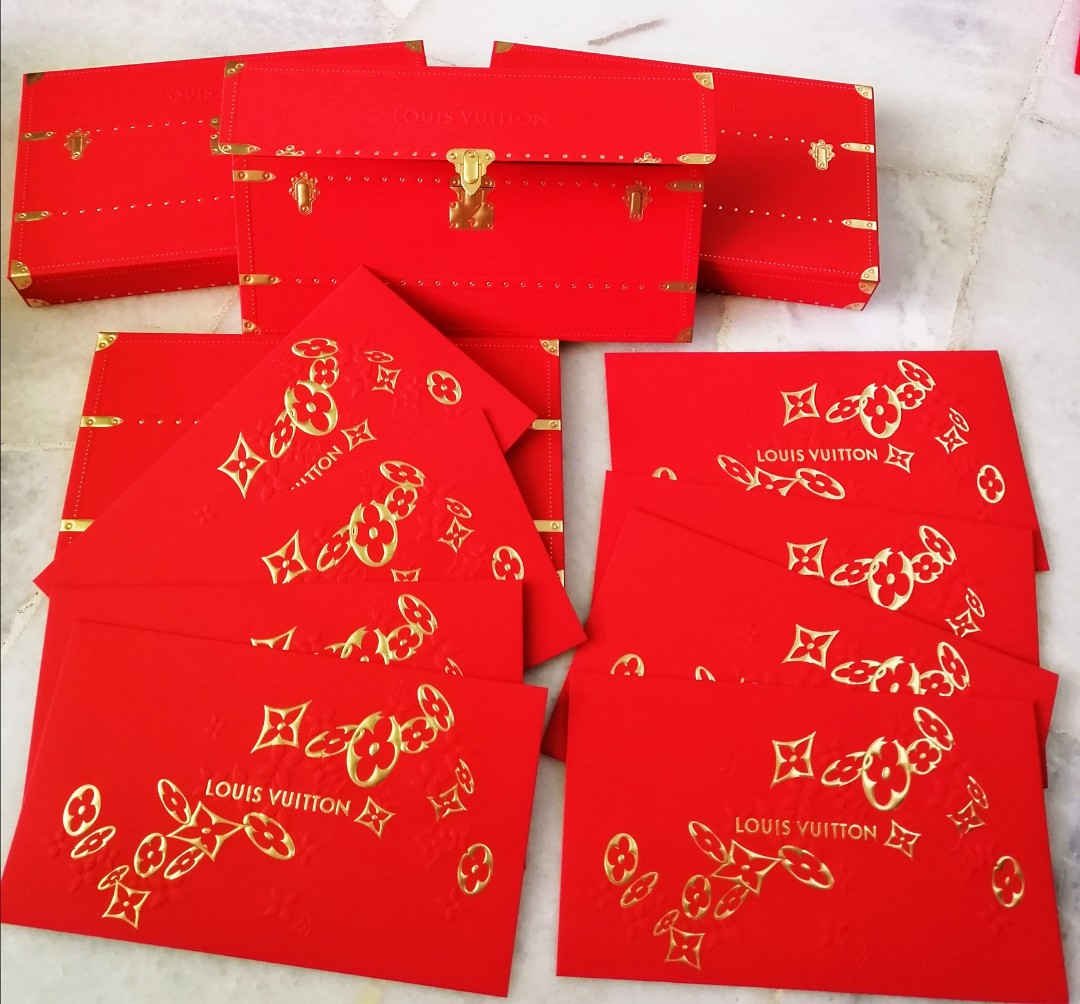LV 2021 cny red packet set, Luxury, Accessories on Carousell