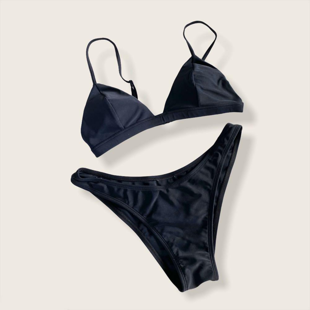 Midnight bikini set, Women's Fashion, Swimwear, Bikinis & Swimsuits on ...
