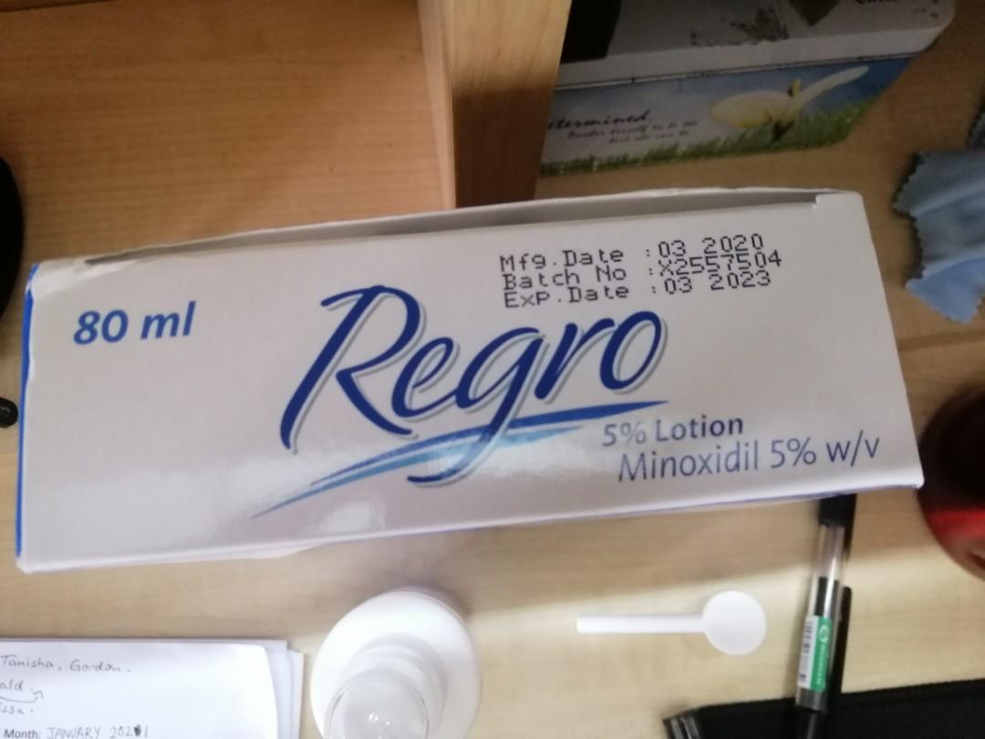 Minoxidil Regro 5% Hair tonic- for hair regrow, Beauty & Personal Care, Hair on Carousell