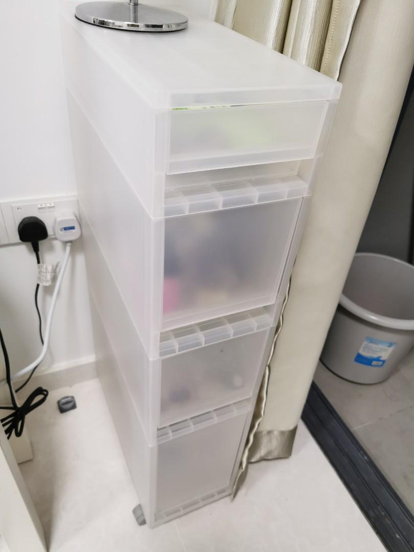 MUJI Stocker with caster for storage, Furniture & Home Living, Home ...