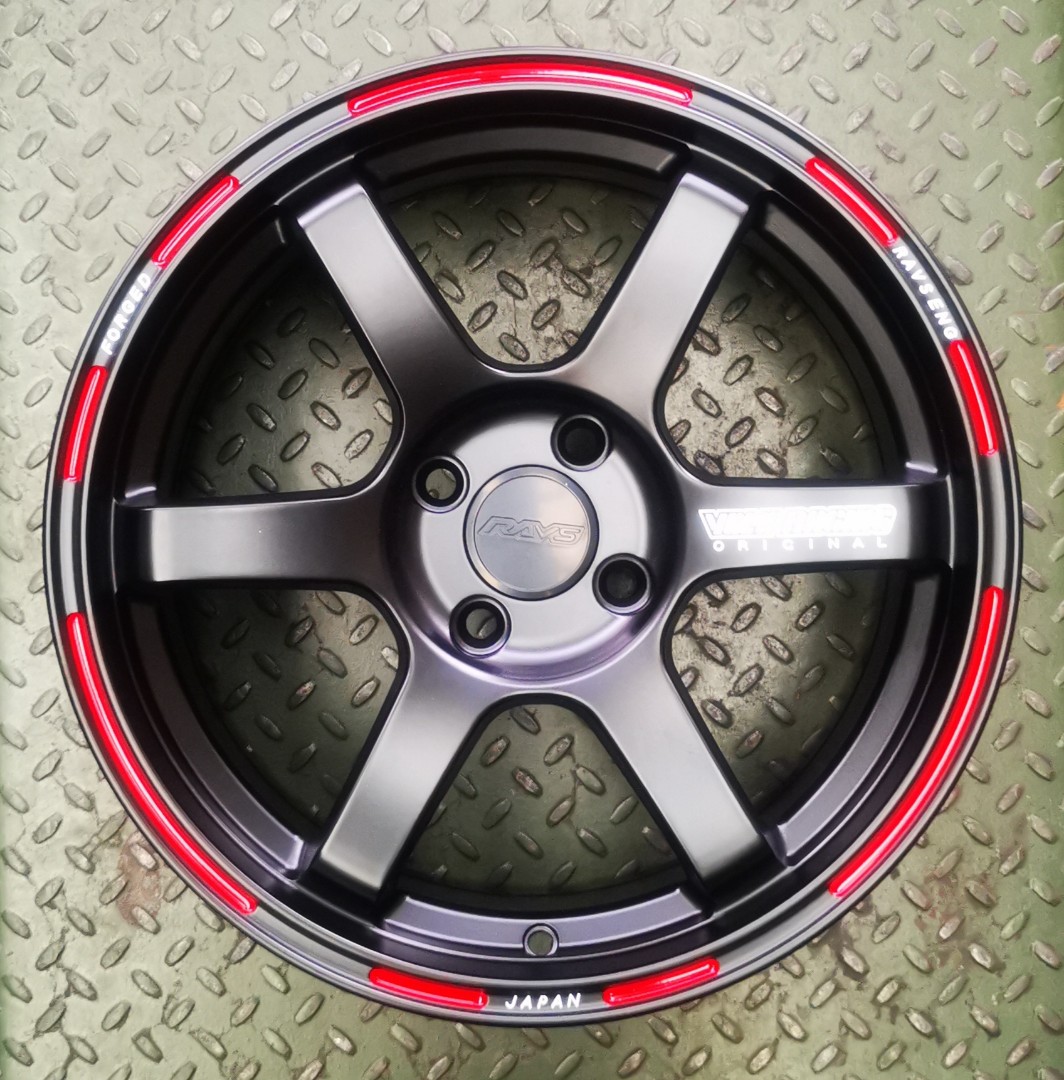 New 16" TE37 Rims, Car Accessories, Tyres & Rims on Carousell