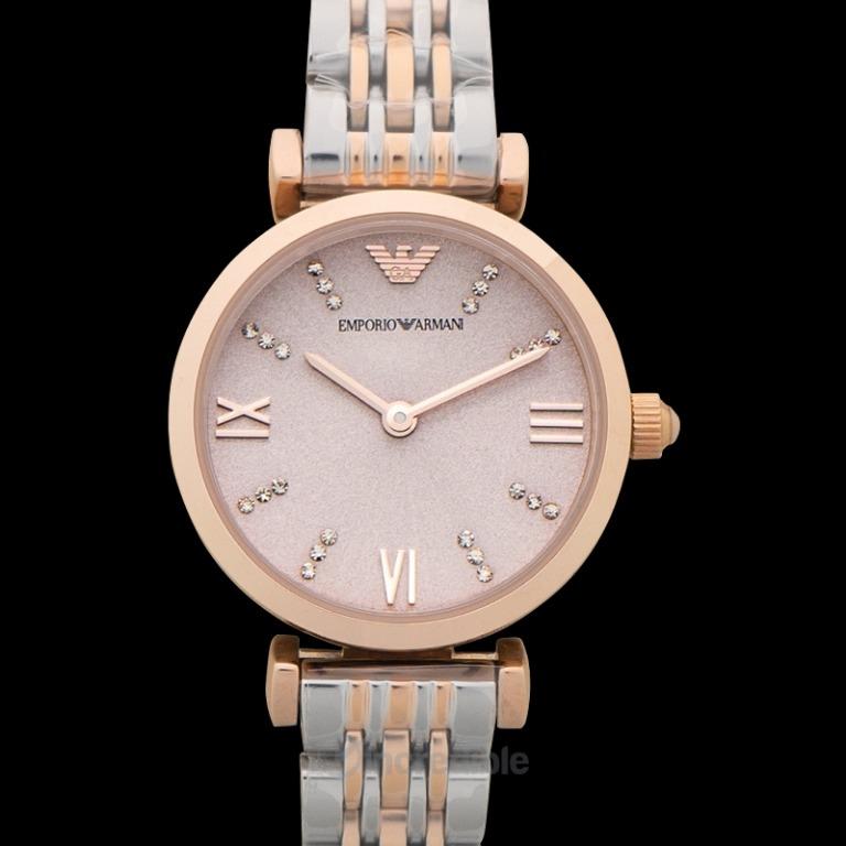 [NEW] Emporio Armani Quartz Pink Dial Ladies Watch AR11223, Luxury ...