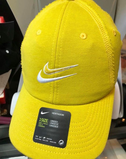 Nike Heritage Yellow Cap ON HAND, Men's Fashion, Watches & Accessories ...