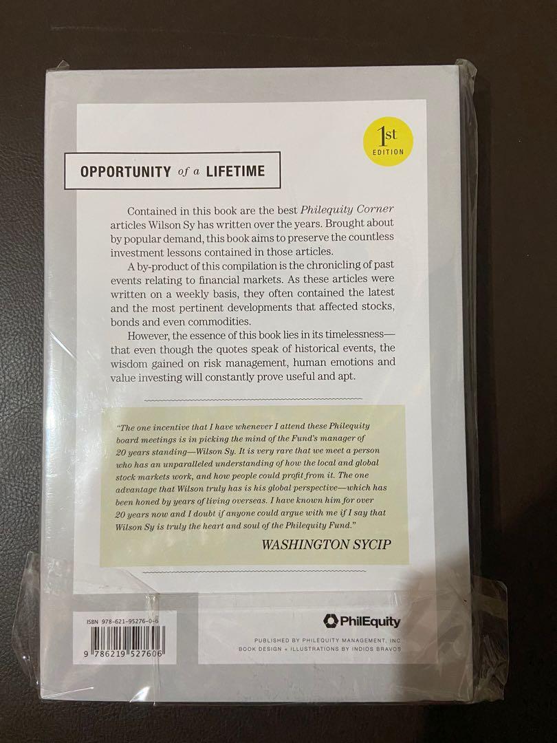 Opportunity of a Lifetime by Wilson Sy, Hobbies & Toys, Books ...