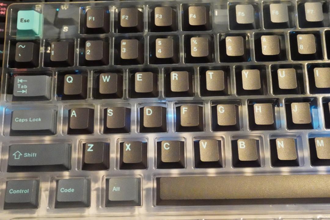 PBT Dyesub Dark Blue, Black and Teal Keycaps [HammerHead Theme ...