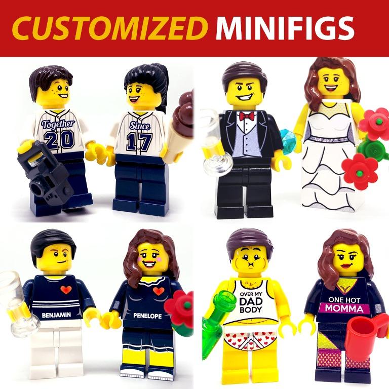 Personalised NAME Lego Minifigs | Customised Gift | Personalized ...