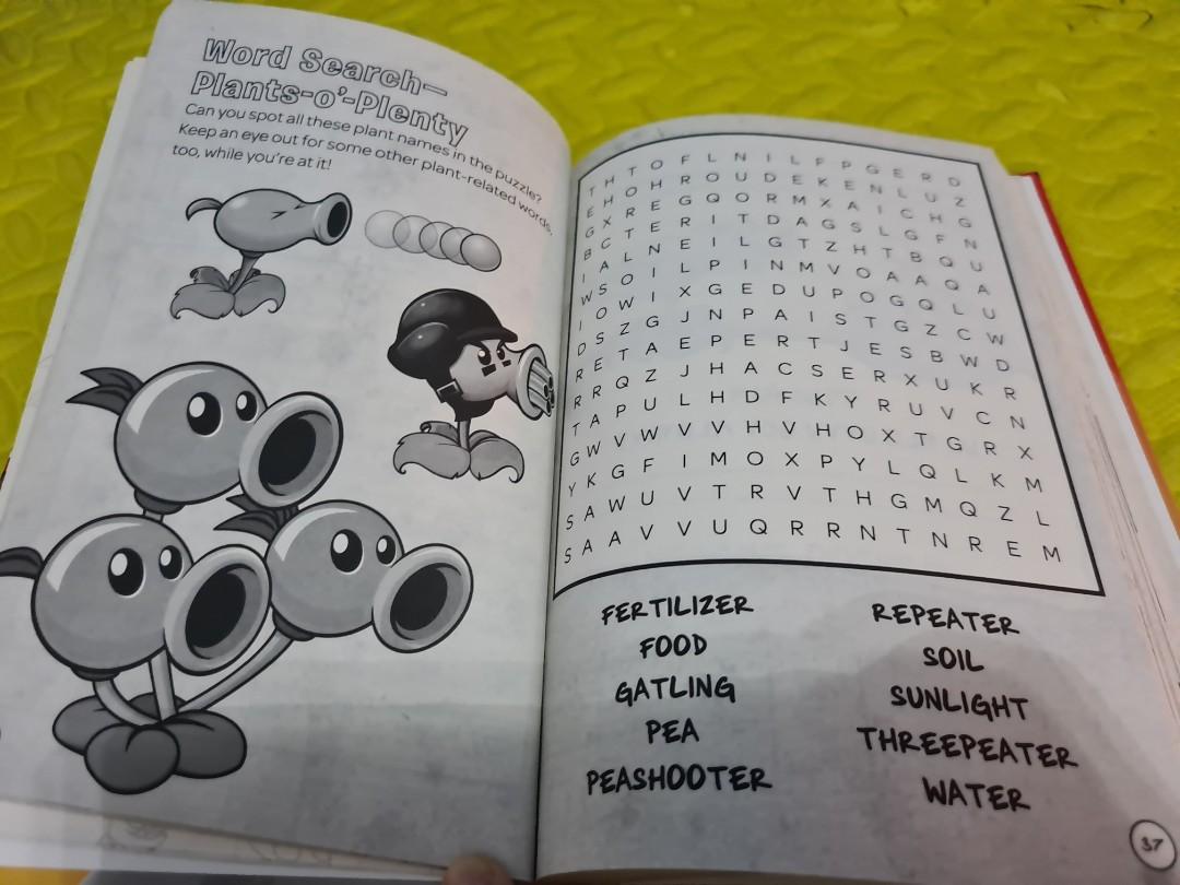 Plants vs Zombies Activity book, Hobbies & Toys, Books & Magazines ...