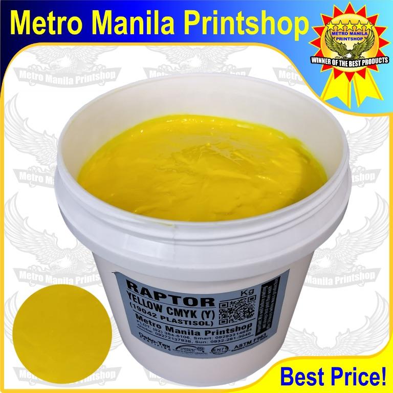 1204 BLACK GLOSS PLASTISOL PROCESS/CMYK INKS, Hobbies & Toys ...