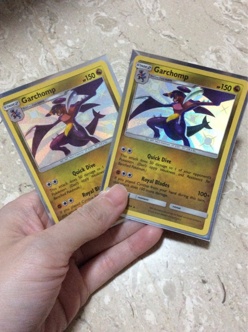 Pokemon hidden fates garchomp shiny rare Cards, Hobbies & Toys, Toys ...