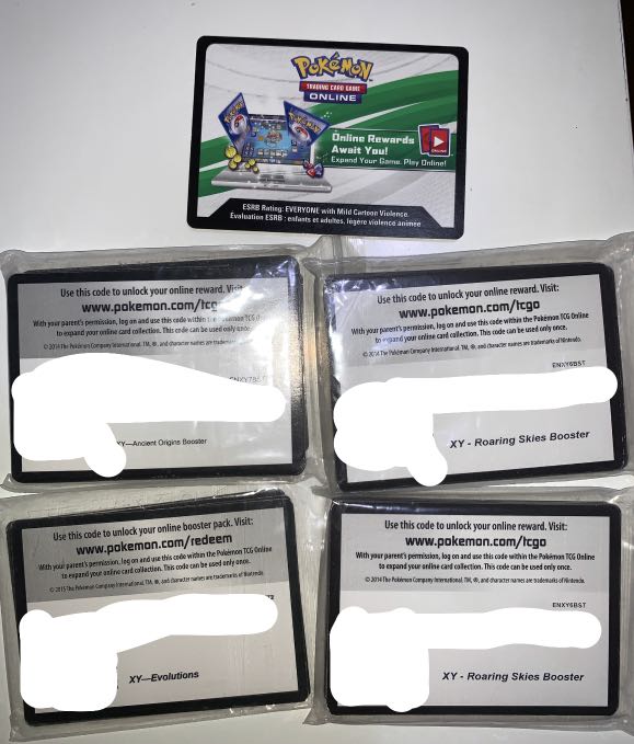 Pokemon Online code cards PTCGO, Hobbies & Toys, Toys & Games on Carousell