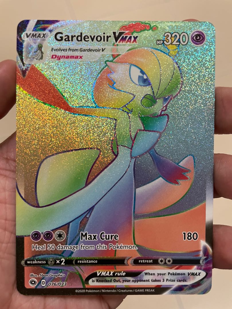 Pokemon TCG Gardevoir VMAX - 076/073 - Hyper Rare Champion's Path ...