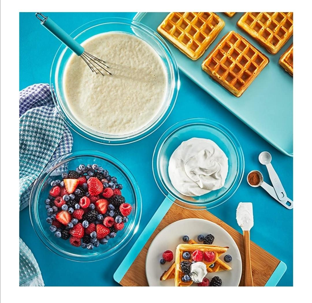 Pyrex Prepware 3-Piece Mixing Bowl Set, Clear, Furniture & Home Living ...