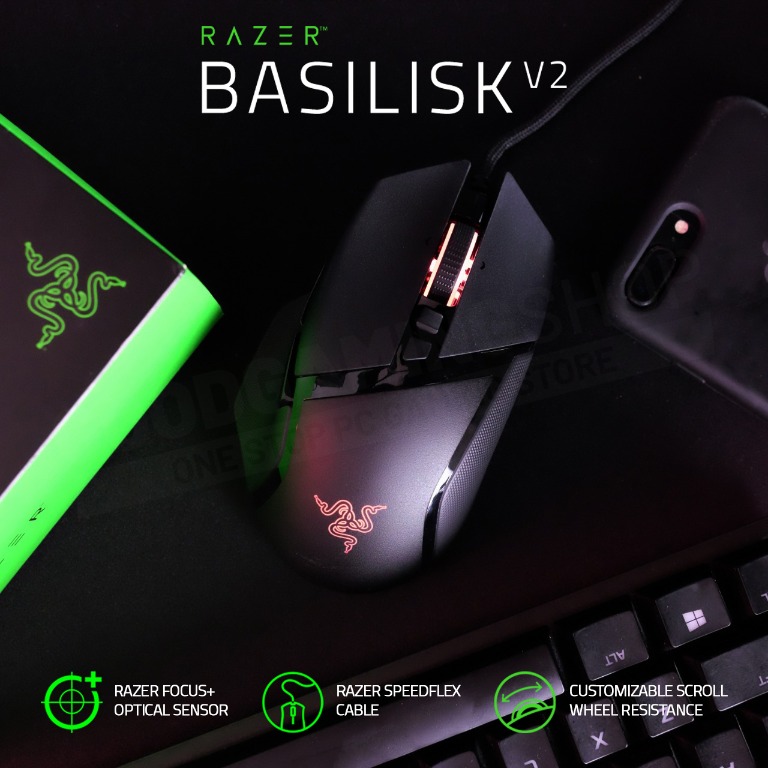 Razer Basilisk V1 & V2, Computers & Tech, Parts & Accessories, Mouse & Mousepads on Carousell
