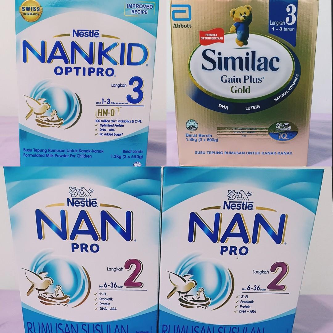 Ready Stock Formula Milk (nan,similac,s26, Babies & Kids, Nursing ...