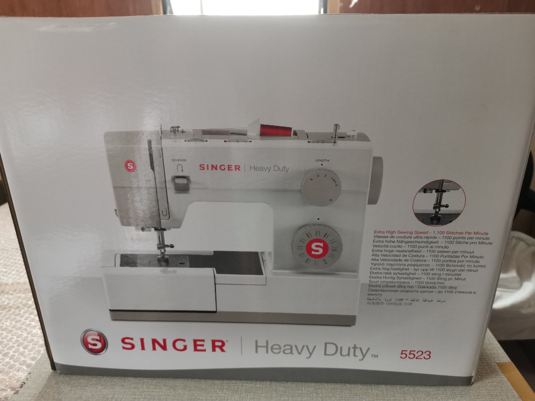SINGER HEAVY DUTY 5523 SEWING MACHINE, TV & Home Appliances, Other Home ...