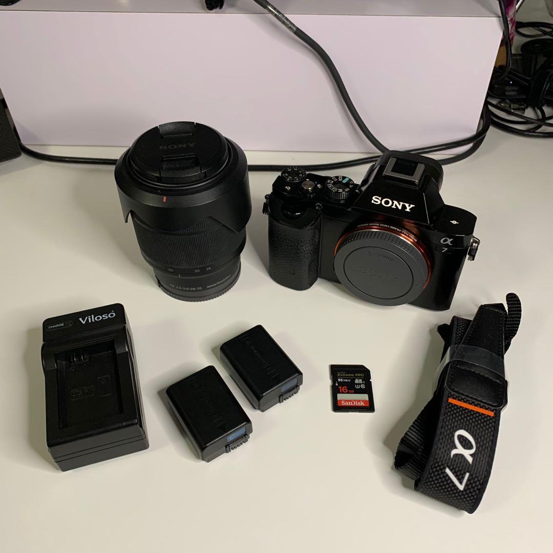 Sony A7 + Kit Mark 1, Photography, Cameras on Carousell