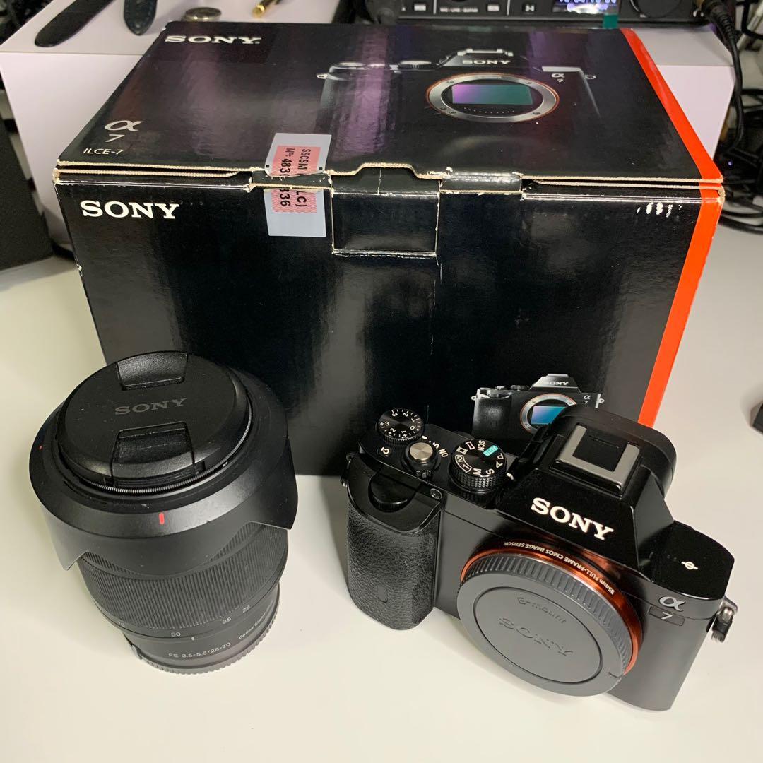 Sony A7 + Kit Mark 1, Photography, Cameras on Carousell