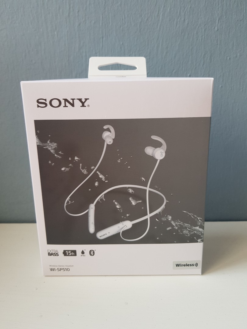 Sony WI-SP510. Wireless headset, Audio, Headphones & Headsets on Carousell