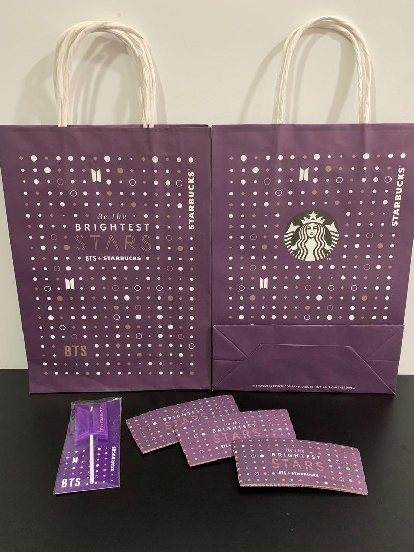 [RARE!] Starbucks x BTS Complete Set, Hobbies & Toys, Memorabilia ...