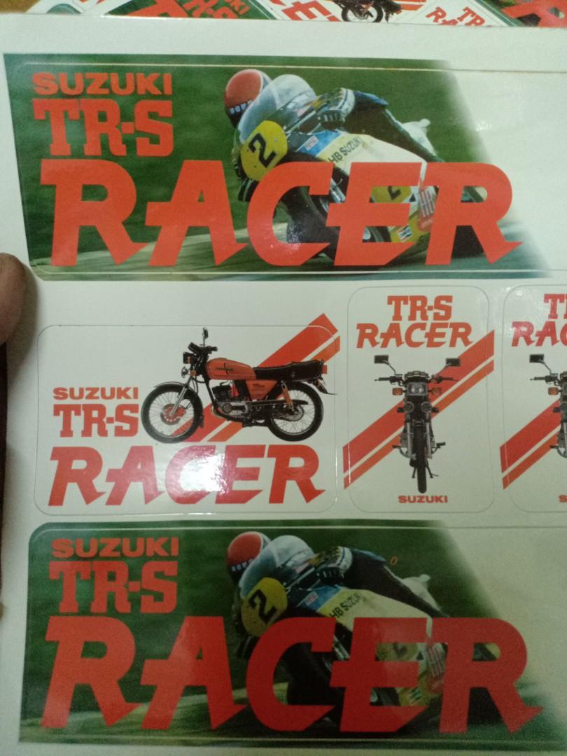 Stickers Suzuki TRS RACER, Hobbies & Toys, Collectibles & Memorabilia ...