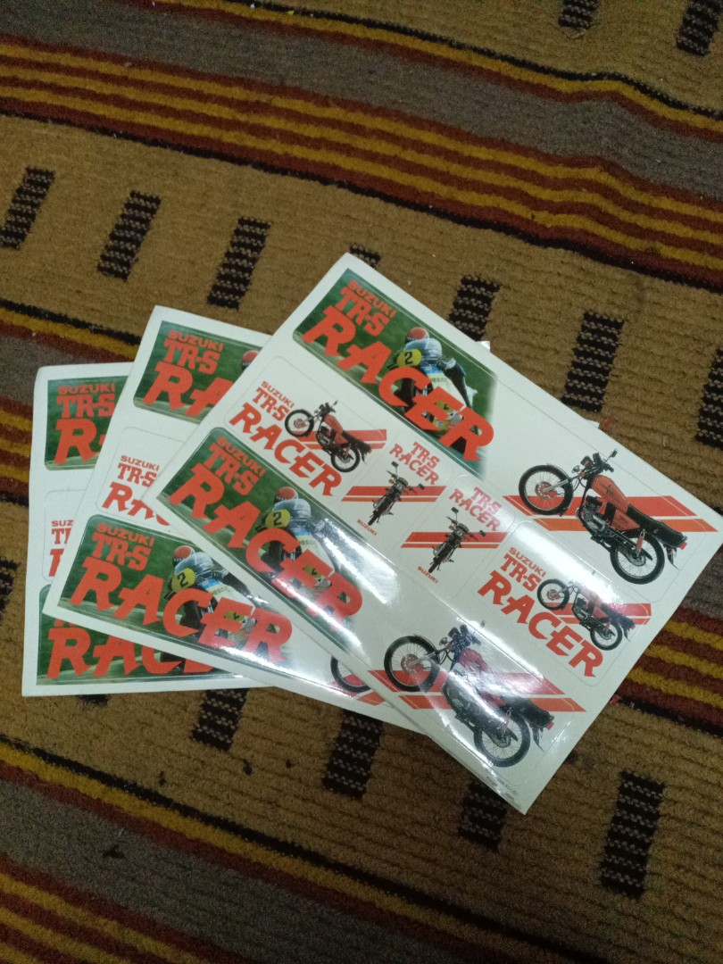 Stickers Suzuki TRS RACER, Hobbies & Toys, Collectibles & Memorabilia ...