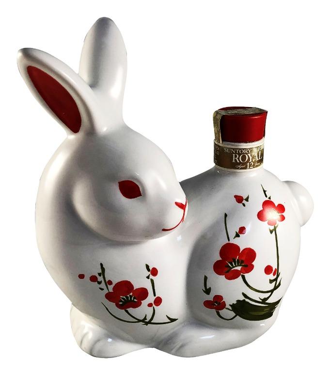 SUNTORY WHISKY ROYAL 12 YEAR RABBIT ZODIAC BOTTLE, Food & Drinks ...