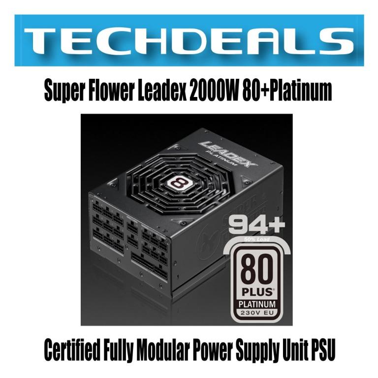 Super Flower Leadex 2000W 80+ Platinum Certified Fully Modular Power ...