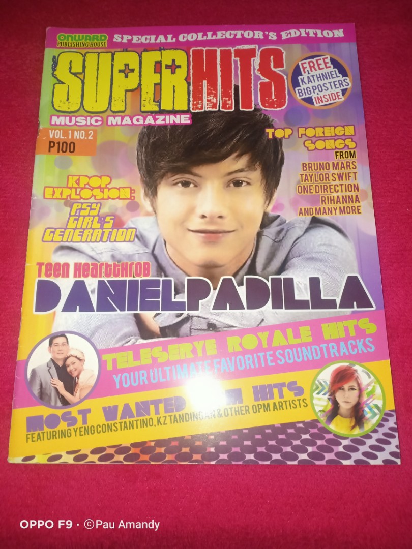 Super Hits Music Magazine Daniel Padilla, Hobbies & Toys, Books ...