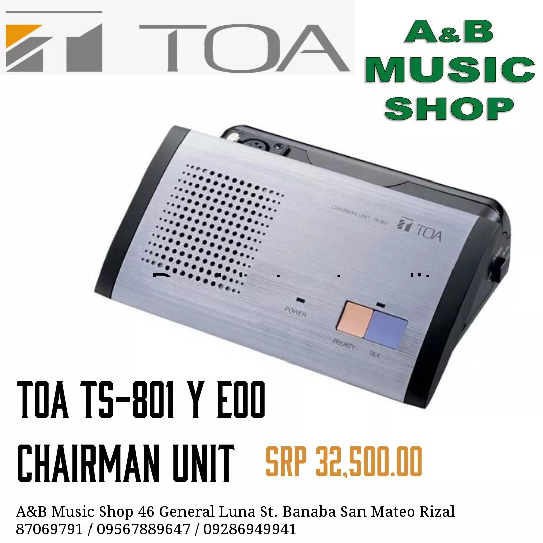 TOA TS 801 Chairman Unit, Hobbies & Toys, Music & Media, Musical ...