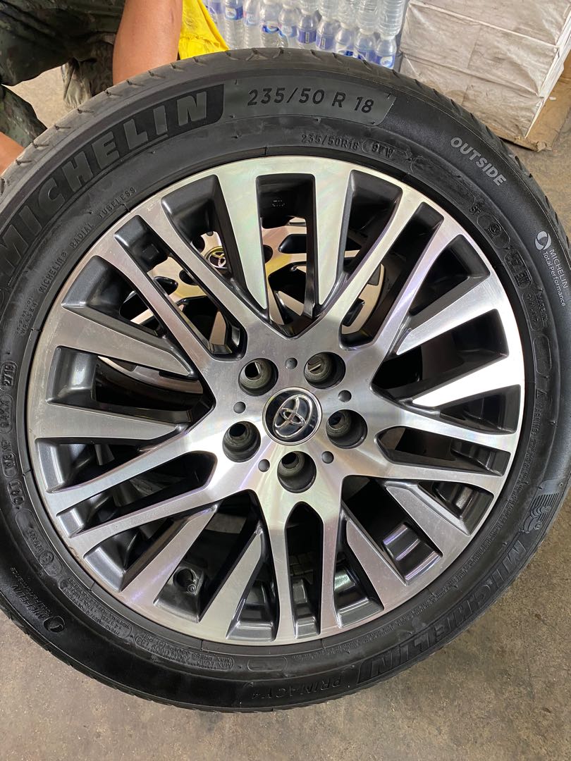 Toyota Alphard / vellfire Rims Original 18”, Auto Accessories on Carousell