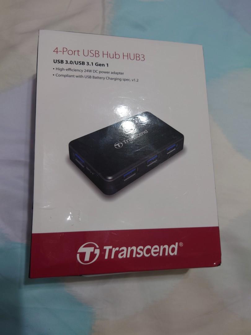 Transcend USB3.0 HUB with power supply, Computers & Tech, Parts ...