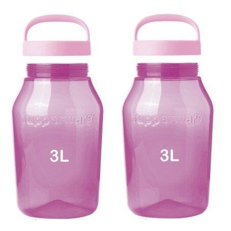 Tupperware 3L Universal Jar Tall Container Set of 2, Furniture & Home ...