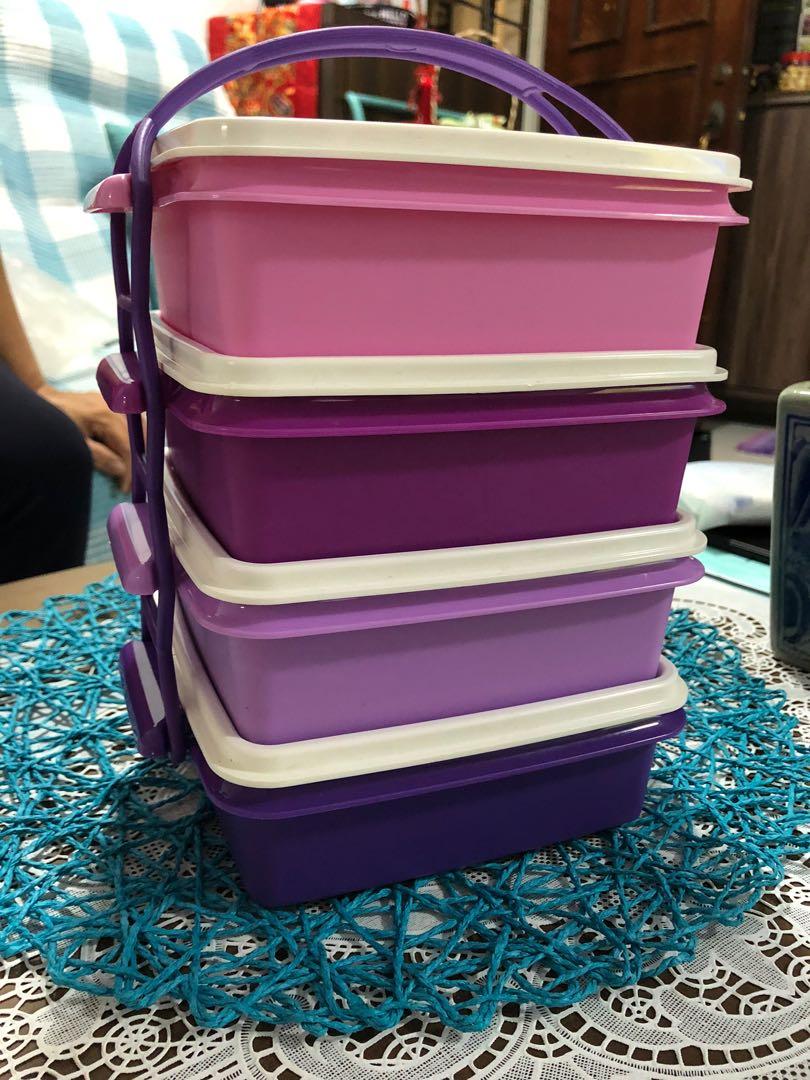 Tupperware stackable containers, Home Appliances, Kitchenware on Carousell