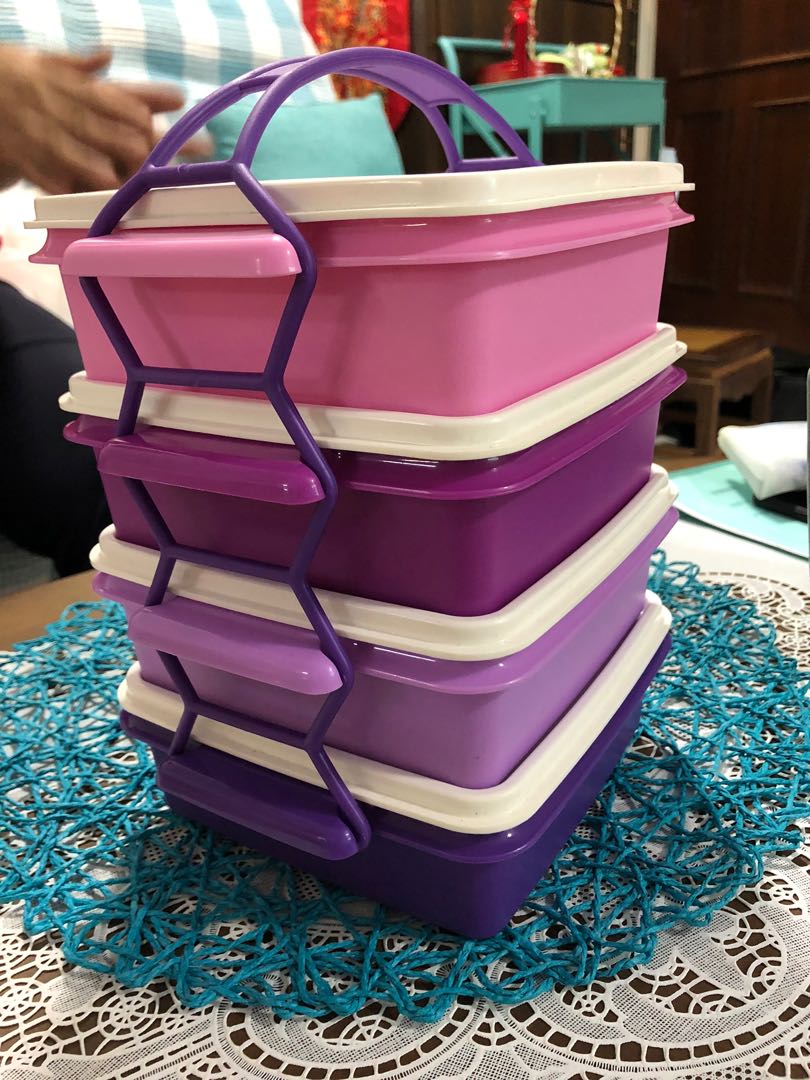 Tupperware stackable containers, Home Appliances, Kitchenware on Carousell