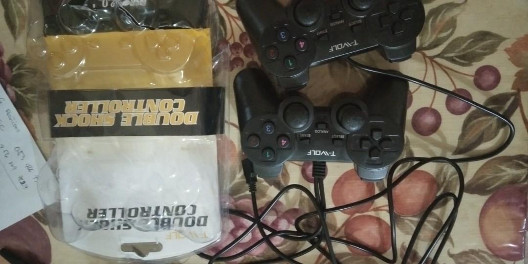 USB joypad/joystick T-wolf double shock controller, Video Gaming ...