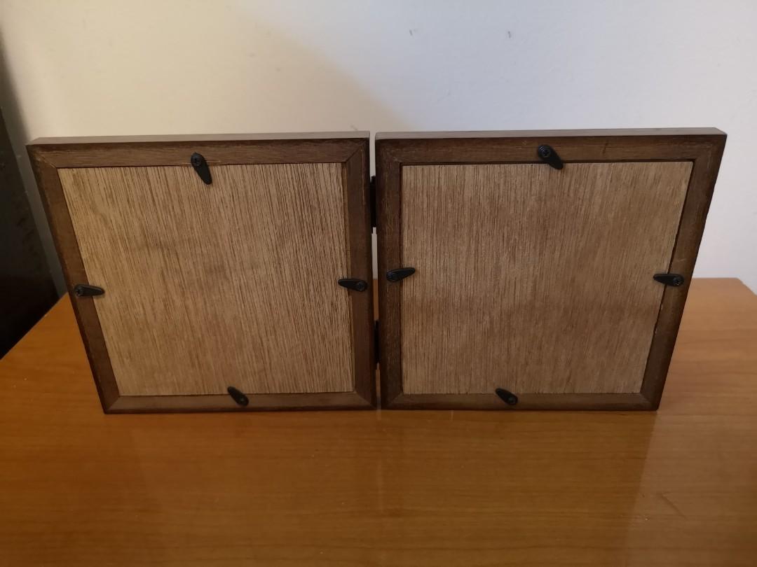 Vintage Double Wooden Frame, Furniture & Home Living, Home Decor ...