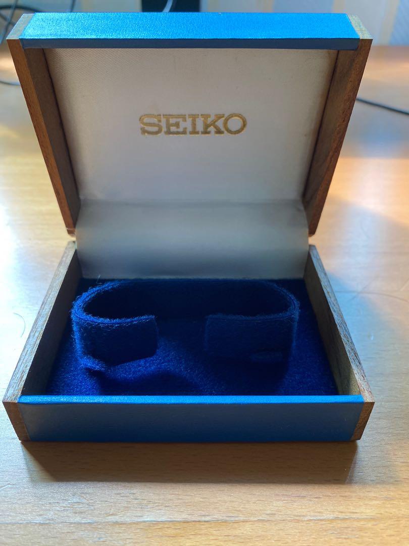 Vintage Seiko Wooden Box, Luxury, Watches on Carousell