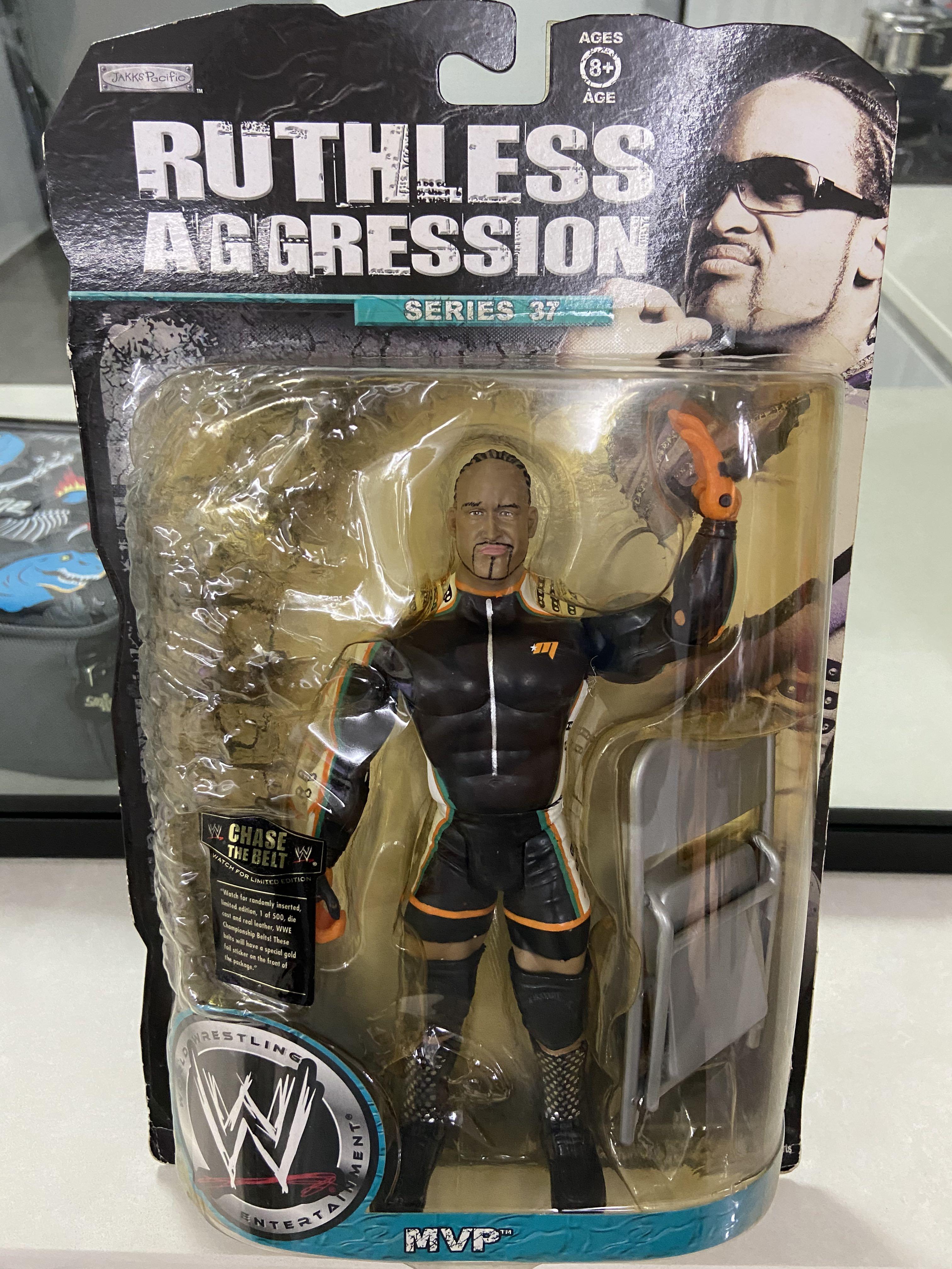 WWE Jakks Pacific Ruthless Aggression MVP Hurt Business Mattel, Hobbies ...