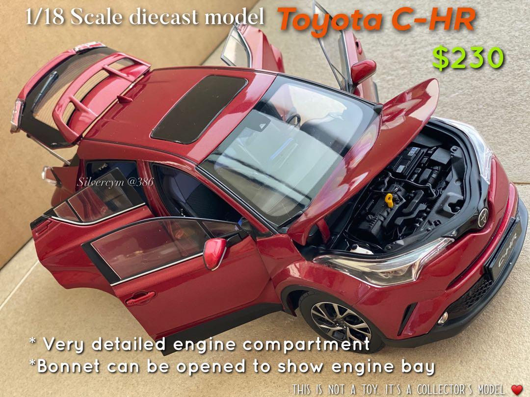 1/18 Scale Diecast TOYOTA C-HR model, Toys & Games, Others on Carousell
