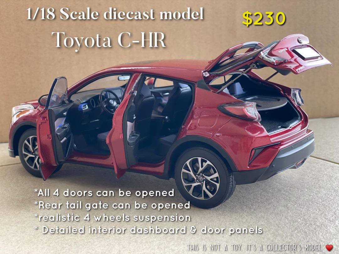 1/18 Scale Diecast TOYOTA C-HR model, Toys & Games, Others on Carousell