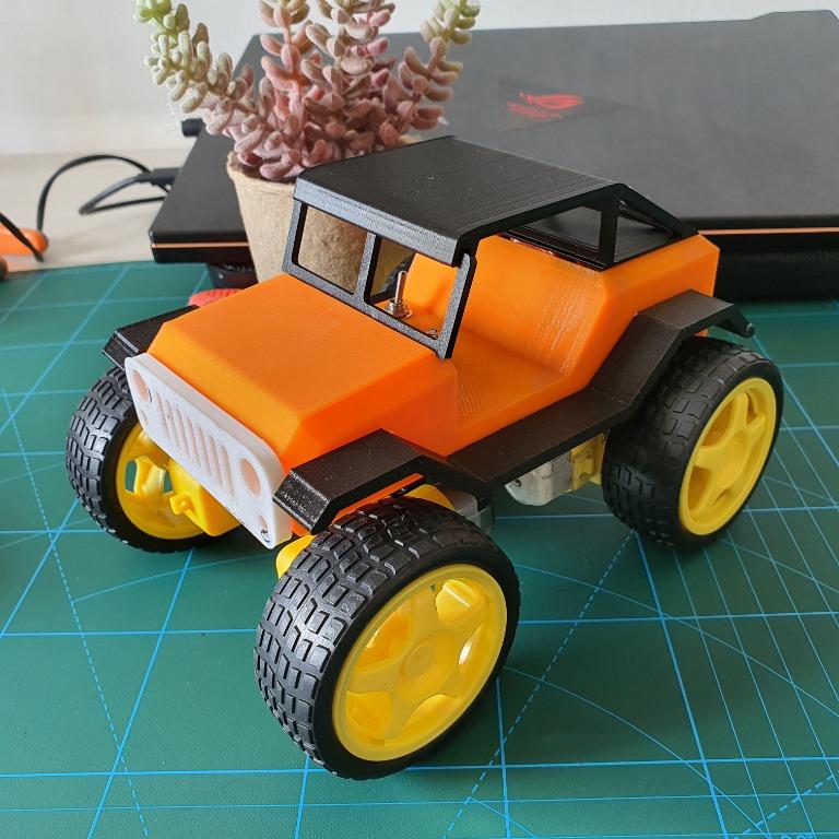3D printed RC car arduino, Hobbies & Toys, Toys & Games on Carousell