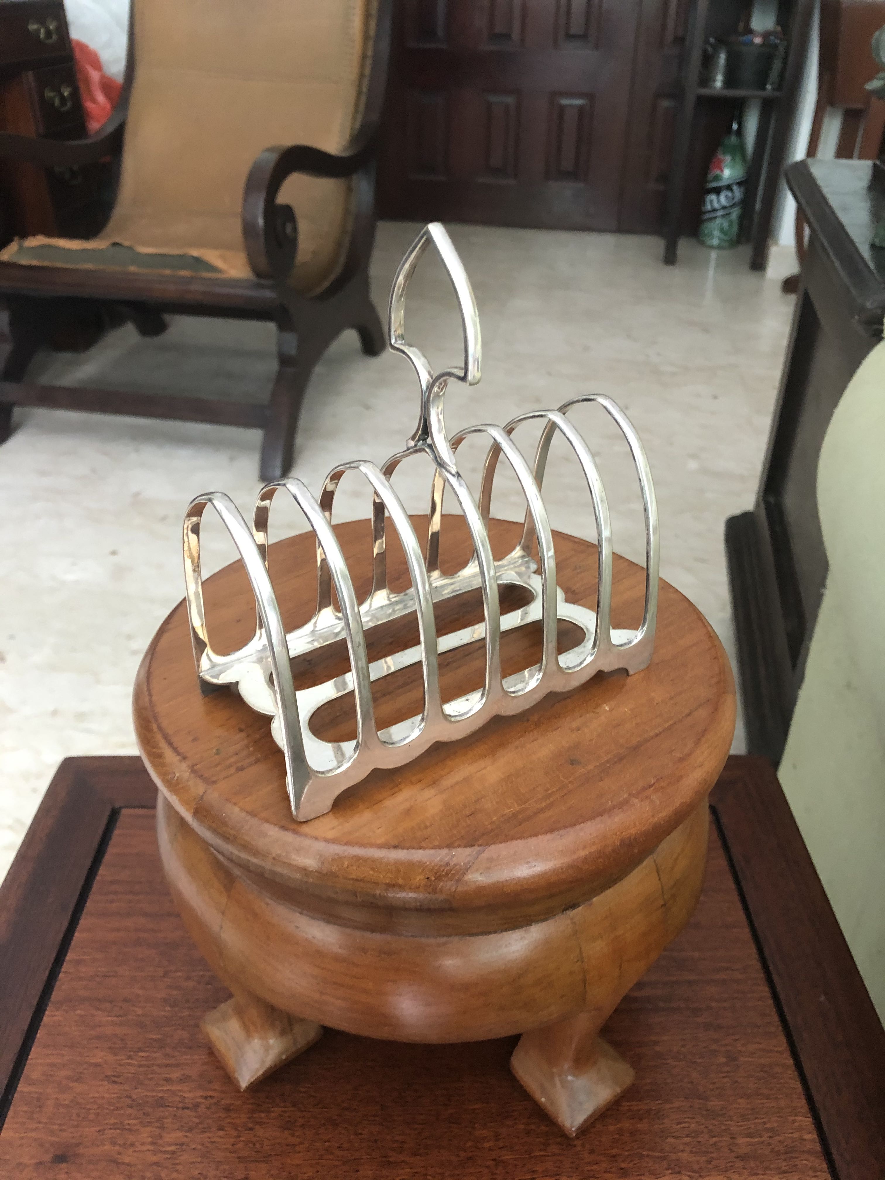 Antique English Silver Plated Toast Rack By James Dixons Circa 1900 ...