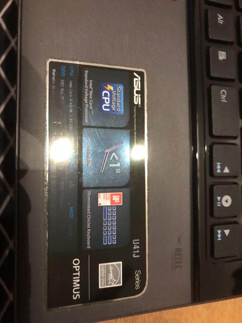 Asus Optimus Laptop, Computers & Tech, Laptops & Notebooks on Carousell
