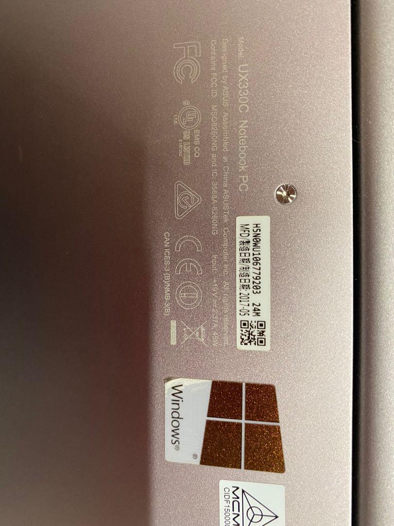 Asus UX330C laptop 512GB, Computers & Tech, Laptops & Notebooks on ...