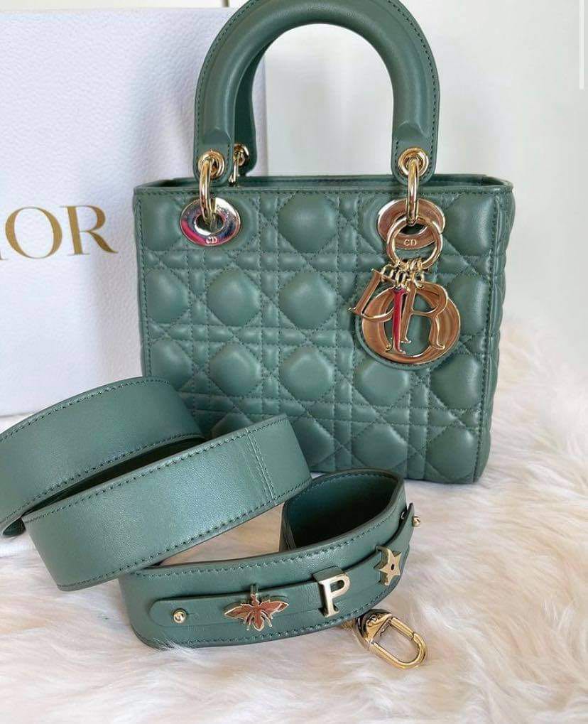 Authentic Lady Dior bag - rare color , Luxury, Bags & Wallets on Carousell