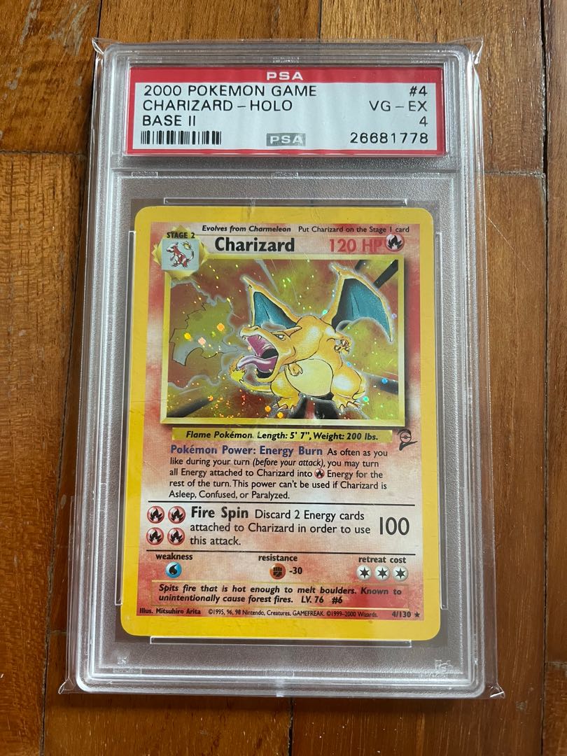 Base set 2 Charizard PSA, Hobbies & Toys, Toys & Games on Carousell