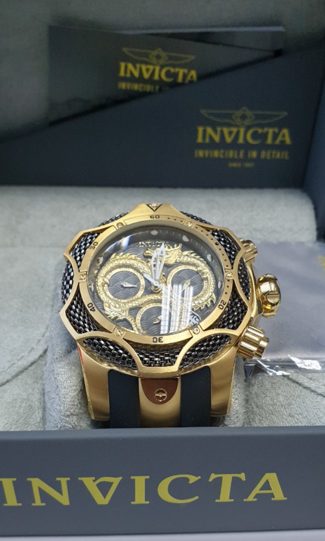 BNIB Invicta Venom Dragon Chronograph Limited Ed., Luxury, Watches on ...